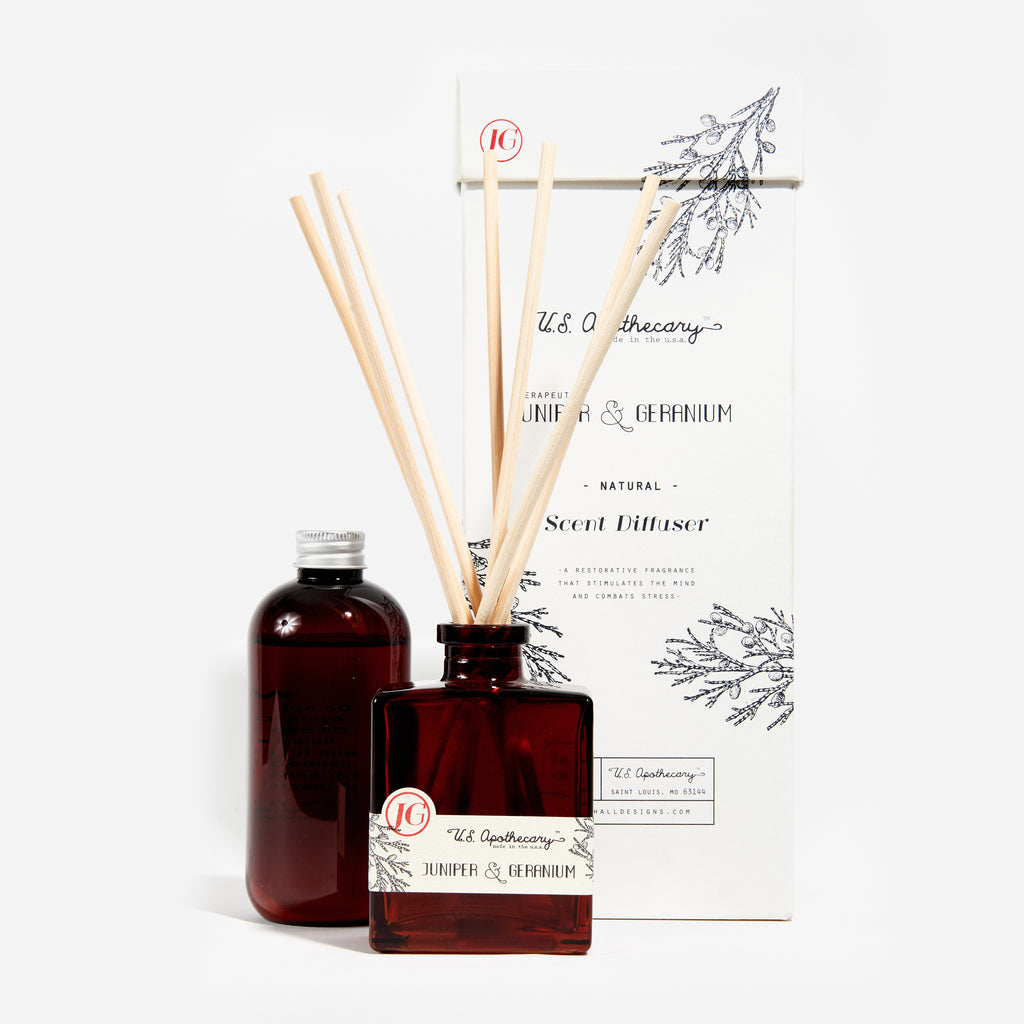 Juniper & Geranium Scent Diffuser – Green Meadows Florist